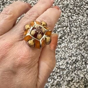 Alan K | Jewelry | Murano Glass Silver 925 Ring By Alan K 2mr29 | Poshmark